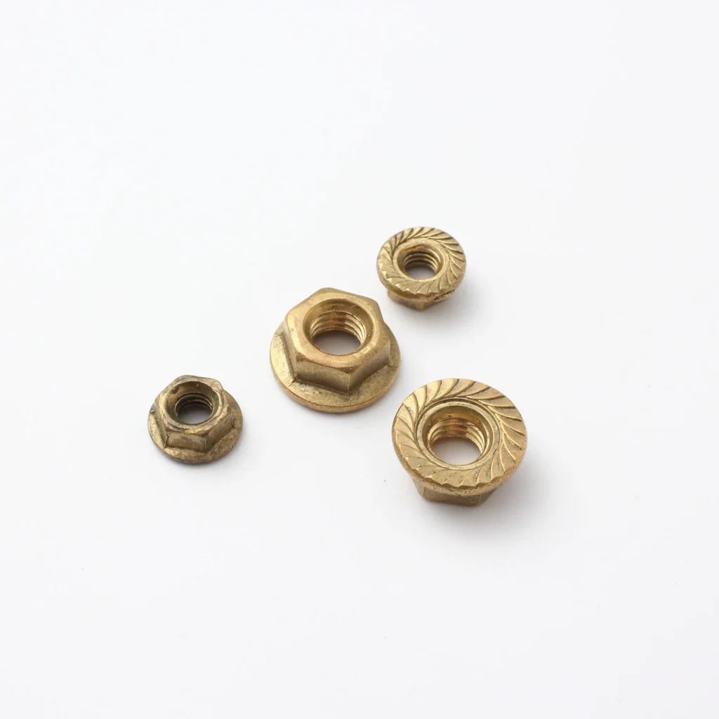 Copper Brass Hex Flange Nuts - Custom Fastener Manufacturer & Supplier ...